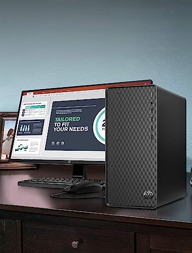 HP Desktop with AMD Ryzen 5 5600G, 12GB RAM, Windows 11 Home