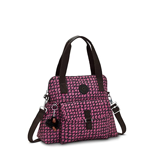 Kipling Pahneiro Printed Handbag Mystery Blend Red