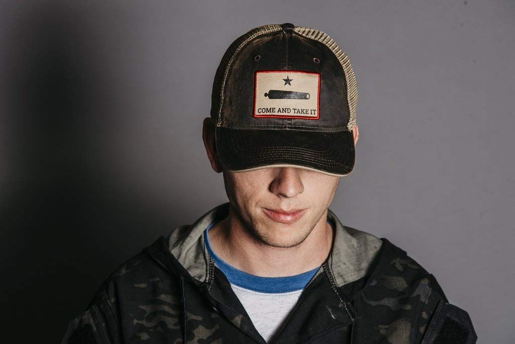 Grunt Style Hat - Come and Take It Mesh Back Cap (Brown Sand, One Size)
