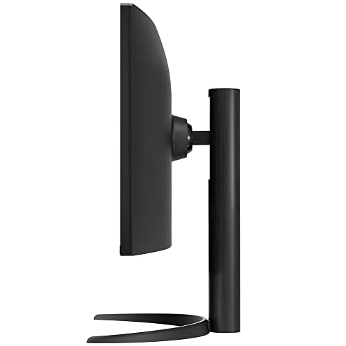 LG 34WP75C-B 34" Curved UltraWide QHD Monitor with AMD FreeSync Bundle with 3 YR CPS Enhanced Protection Pack and Microsoft 365 Personal 15 Month Subscription
