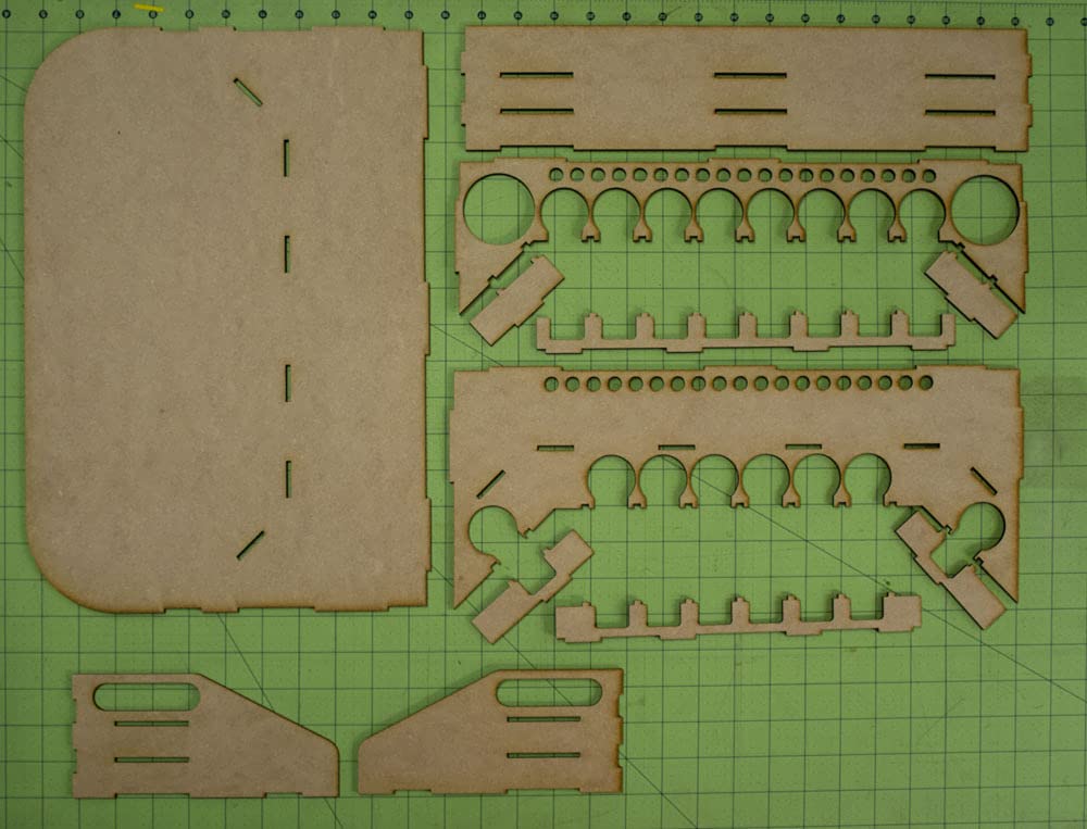 GameCraft Miniatures Painting Station - 34mm for GW, Citadel, Model Master, etc