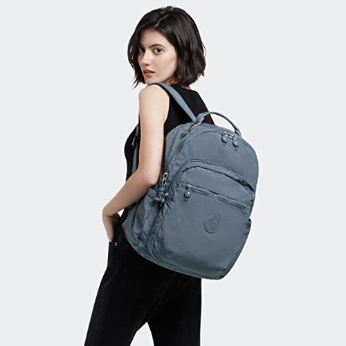 Kipling Women's Seoul 15" Laptop Backpack, Durable, Roomy with Padded Shoulder Straps, Built-In Protective Sleeve