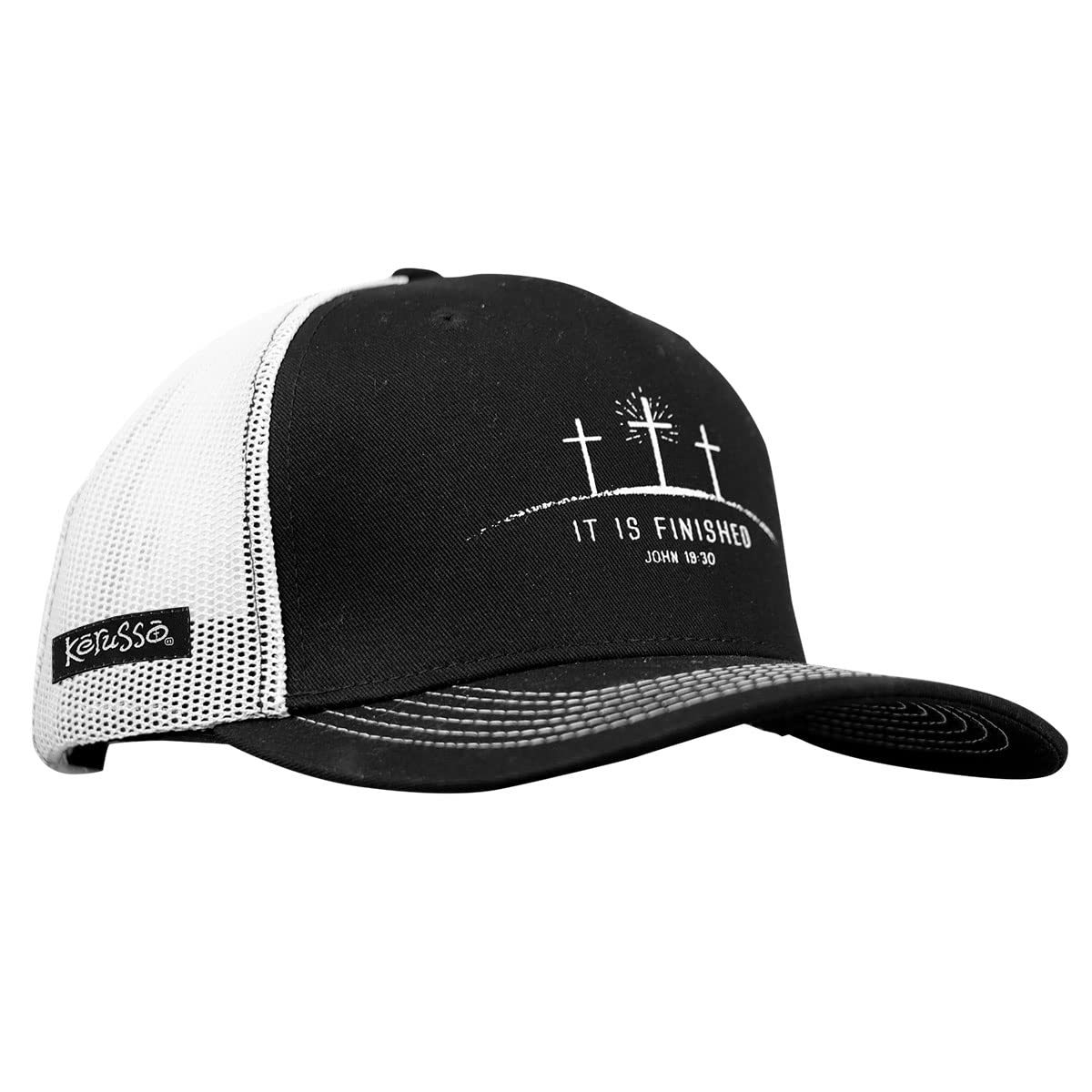 Kerusso Mens Cap - It is Finished - Black - One Size Fits Most