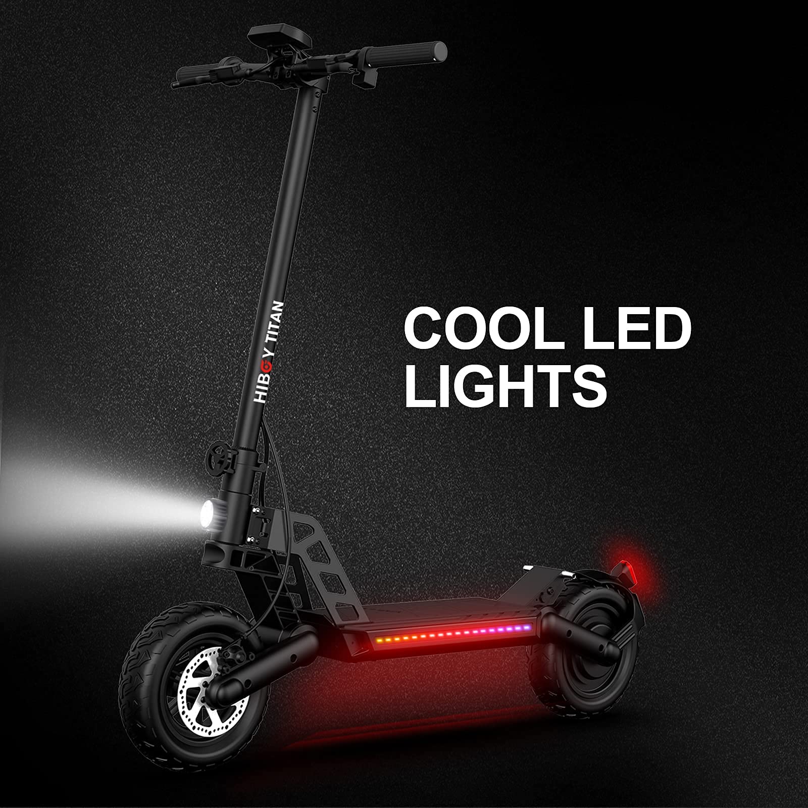 Hiboy Titan Electric Scooter - 800W Motor, 10" Air Tires, 28Miles Range, 25MPH Speed, Foldable & Portable Design