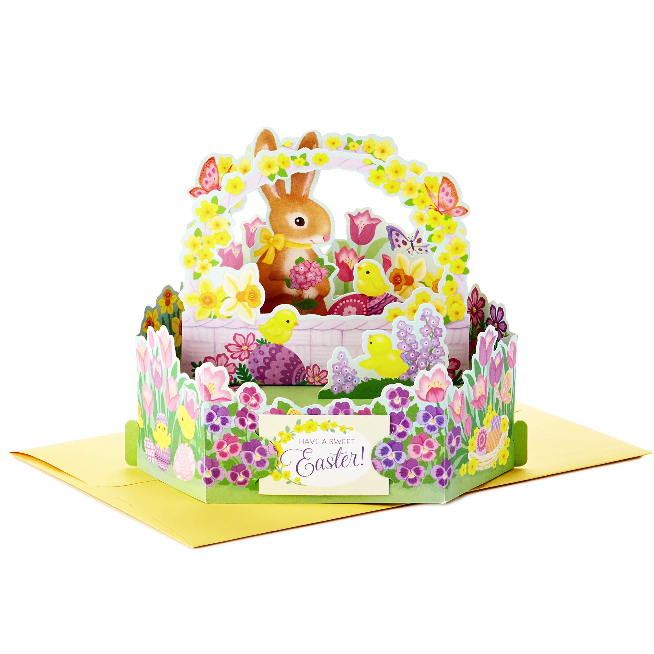 Hallmark Pop Up Easter Card (Displayable Easter Basket)