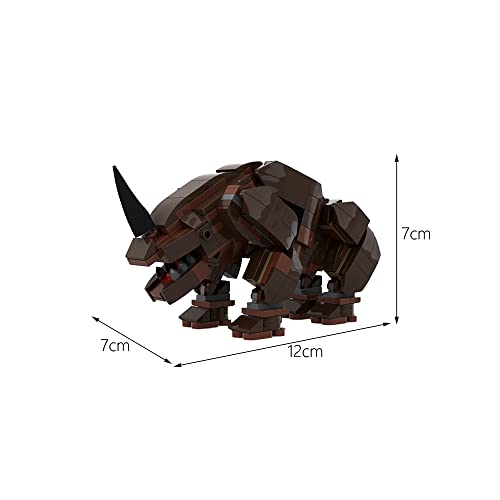 Mudhorn Beast Building Kit,Interstellar War Monster Robot Figure Building Model Toy,Impressive Buiding and Display STEM Toy,Best Gift for Kids Adult(305 Pcs)