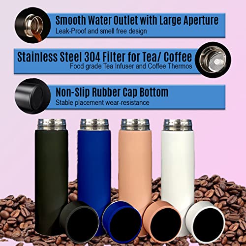 The Gadget Plug Coffee thermos,Coffee bottle,Smart Sports Water Bottle with LED Temperature Display,Double Wall Vacuum 500 ML TGP01 The Gadget Plug Smart Thermos
