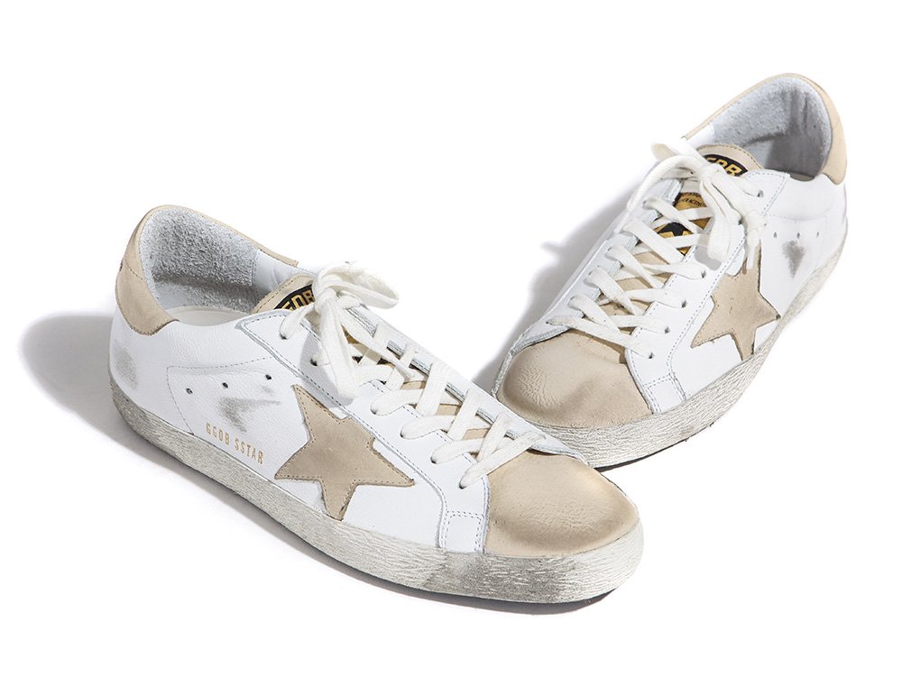 Golden Goose Deluxe Brand Women Sneakers Superstar G31WS590B30 White Leather/Ivory Star (whoosso)
