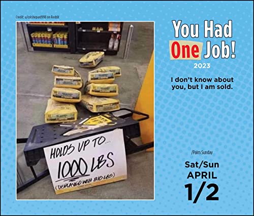 You Had One Job 2023 Day-to-Day Calendar