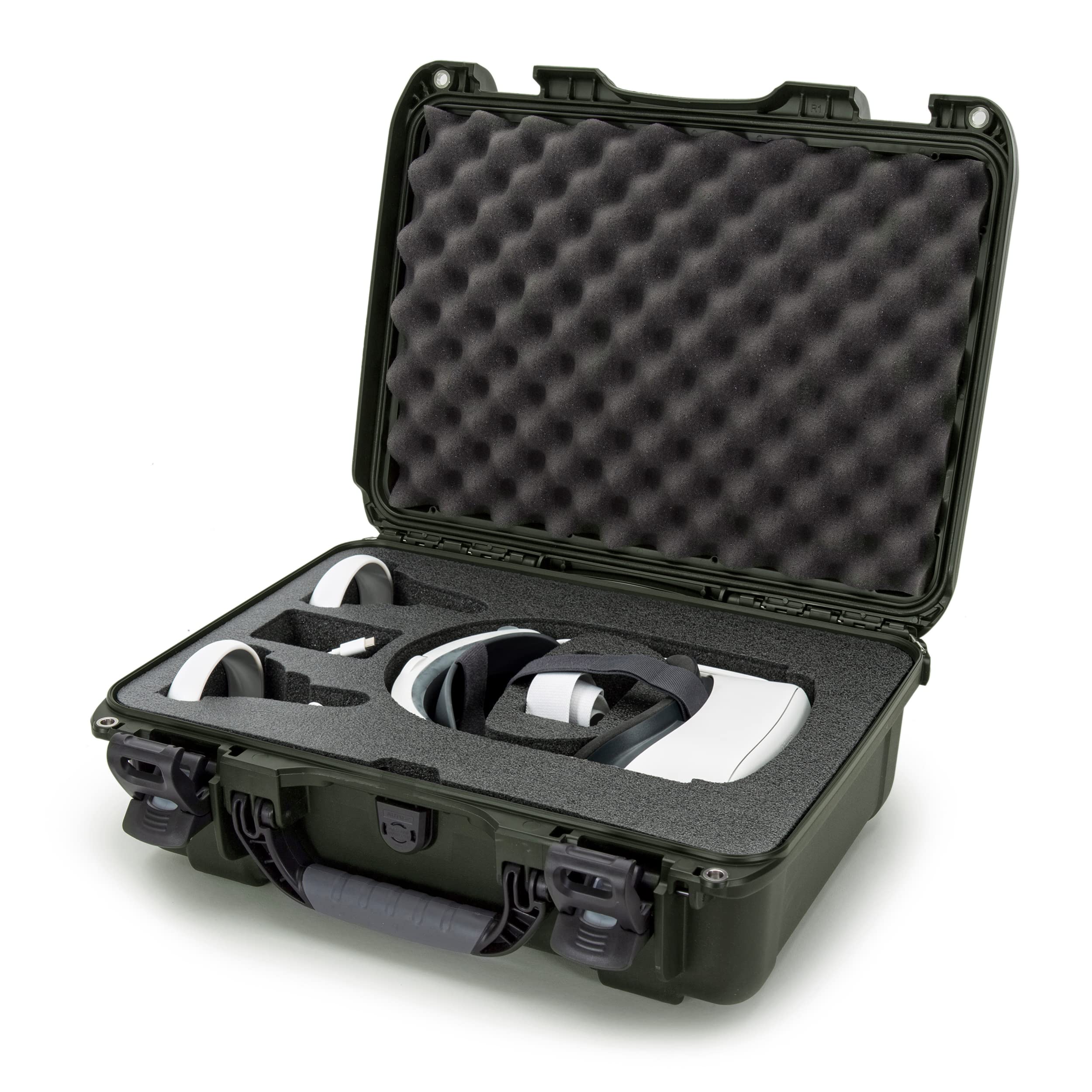 Nanuk 925 Waterproof Hard Case with Foam Insert for Oculus Quest 2 - Olive
