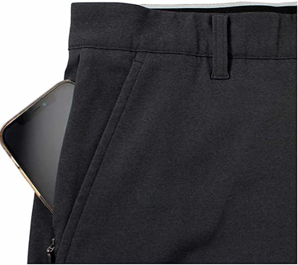 KIRKLAND Signature Men's UPF 50 Stretch Performance Short (as1, Numeric, Numeric_32, Regular, Regular, Black, 32)