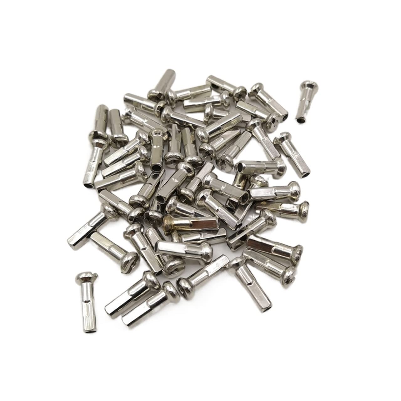 JOOTEN 15G Diameter 1.8mm Sliver Color Bicycle Spokes Straight Pull Equal Diameter Racing Road Bicycle Spokes (Color : 258mm)