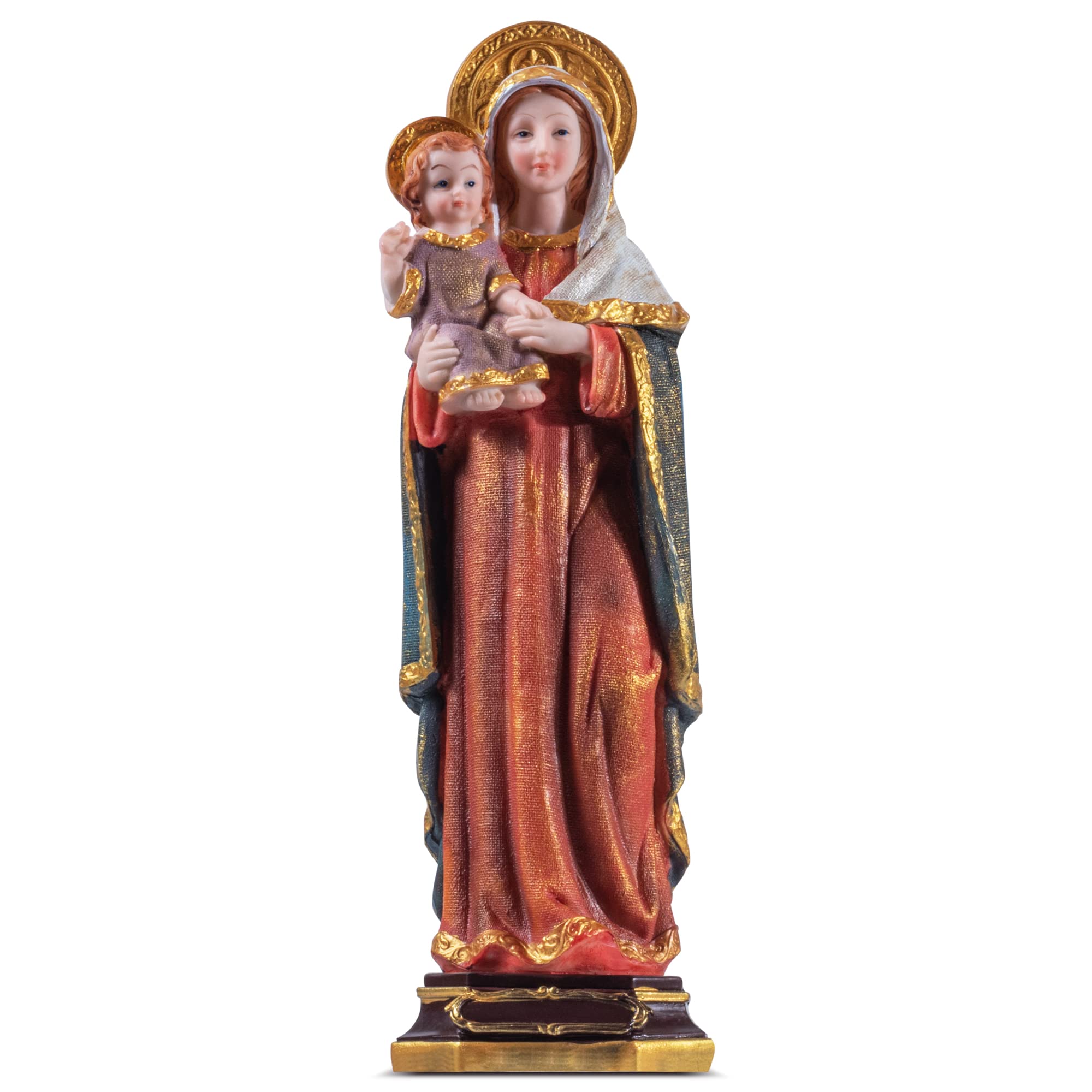 KI Store Blessed Virgin Mary and Baby Jesus Christ Figure 12-Inch Madonna with Child Jesus Statue
