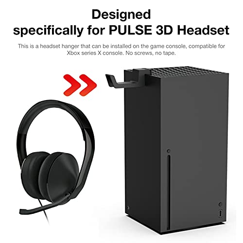 Headphone Mount, without Screws or Adhesive Tape Side Mount Host Holder for Xbox Series X Console