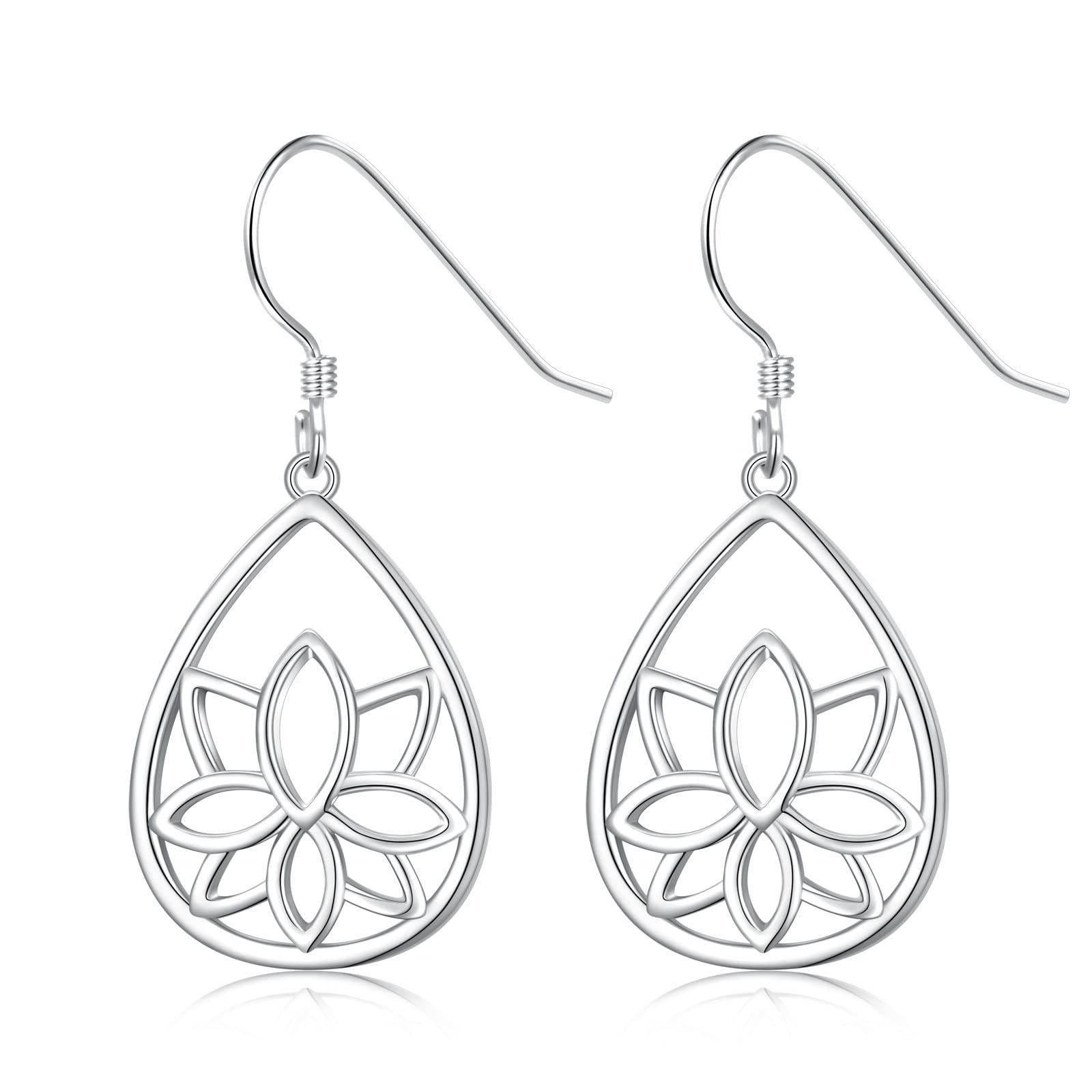 Infinity Earrings for Women Sterling Silver Twist Drop Infinity Earrings Infinity Drop Dangle Earrings for Women