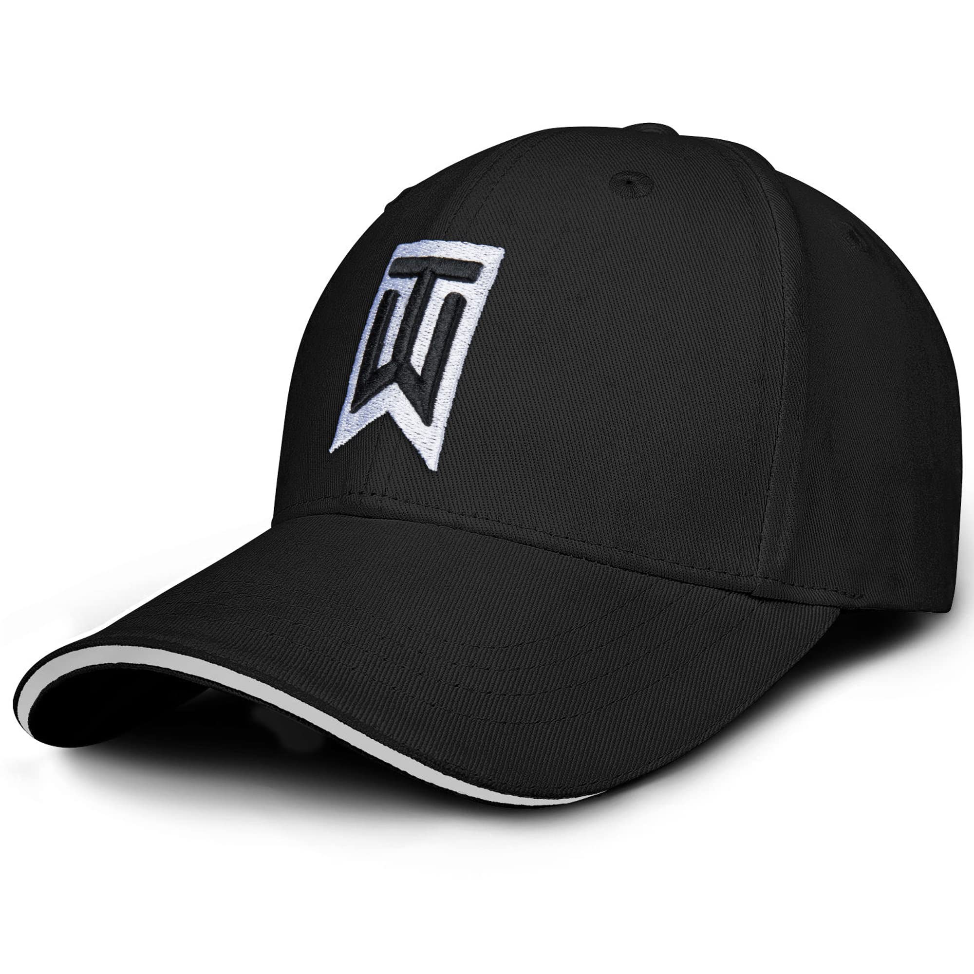 LHSCVJSEKL Classic Embroidered Logo Golf Hat Adjustable Baseball Cap Fans Baseball Hat for Men Women Black