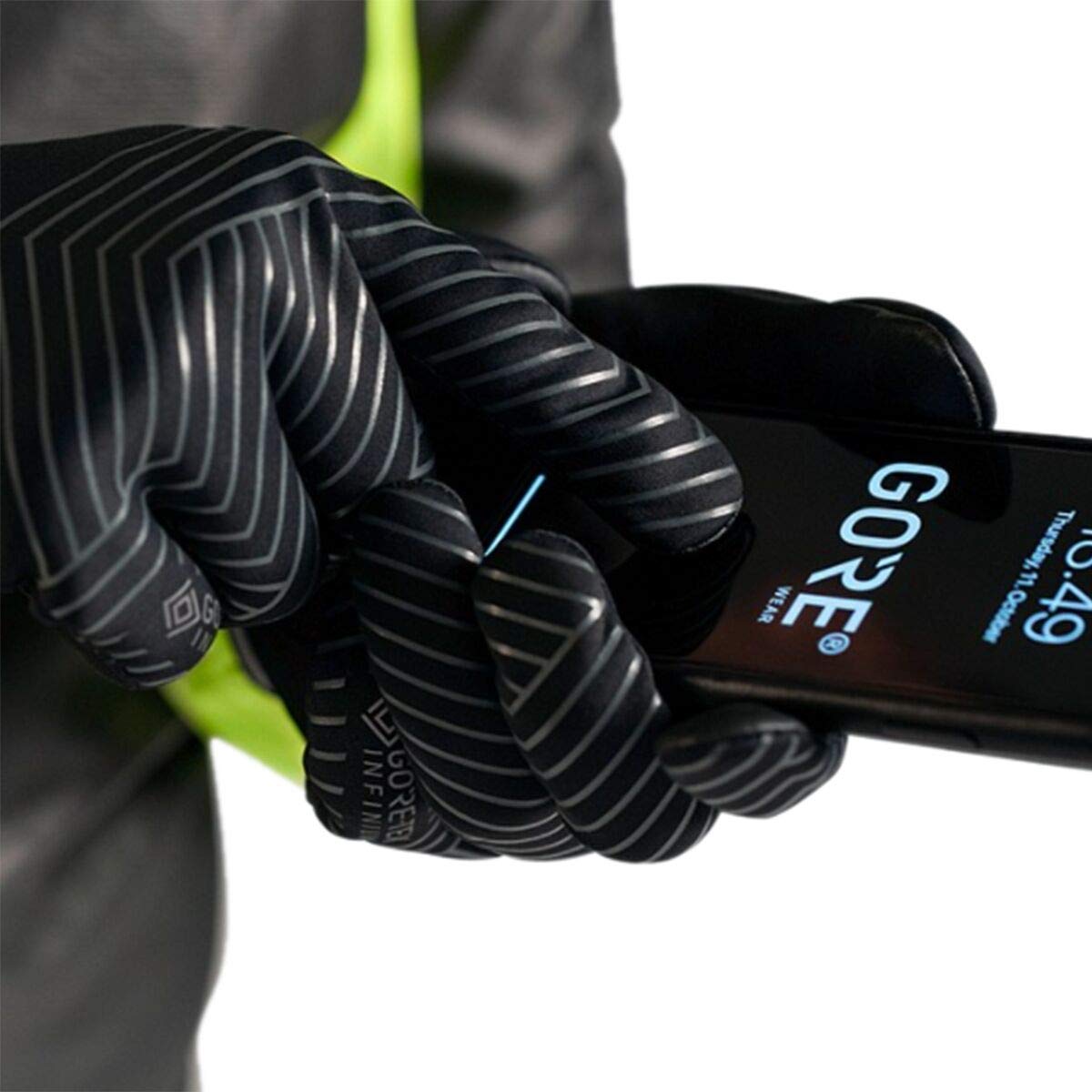 Gore Bike Wear Unisex C3 GTX I Stretch Mid Gloves, Black, Large