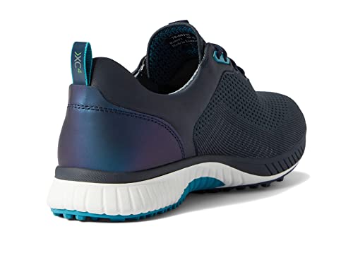Johnston & Murphy XC4 Womens H1 Sport Hybrid Navy Waterproof Mesh/Leather 7 M