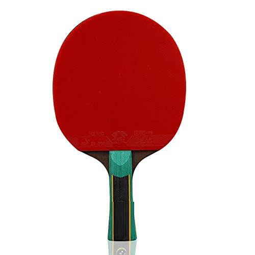 Hewen-Ping Pong Set Anti Slip Professional Grade 9 Star Table Tennis Racket Pingpong Paddle Ping Pong Bat Set with 1 Rackets, 10 Balls Table Tennis Bat (Size : Long)