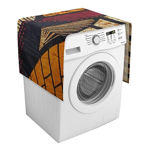 Hot and Warm African Wax Print Washer and Dryer Covers Machine Top Cover Fridge Dust Cover for Home Kitchen