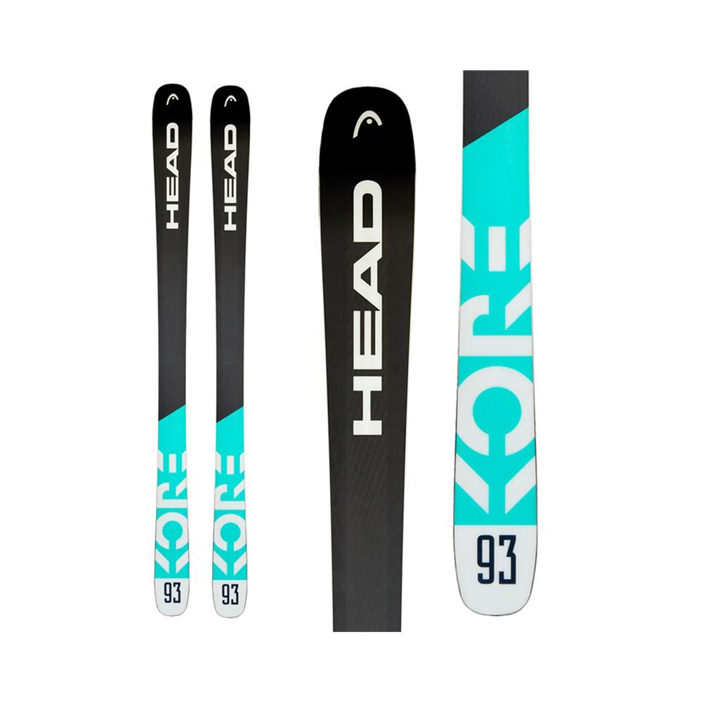 HEAD Women's Kore 93 W Graphene Grey/Blue Freeride All-Mountain Skis, Size: 162