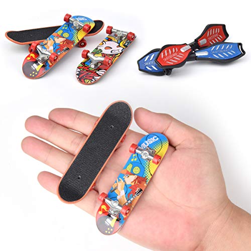 Hotusi Mini Finger Sports Skateboards/Bikes/Swing Boards for Party Favors Educational Finger Toy