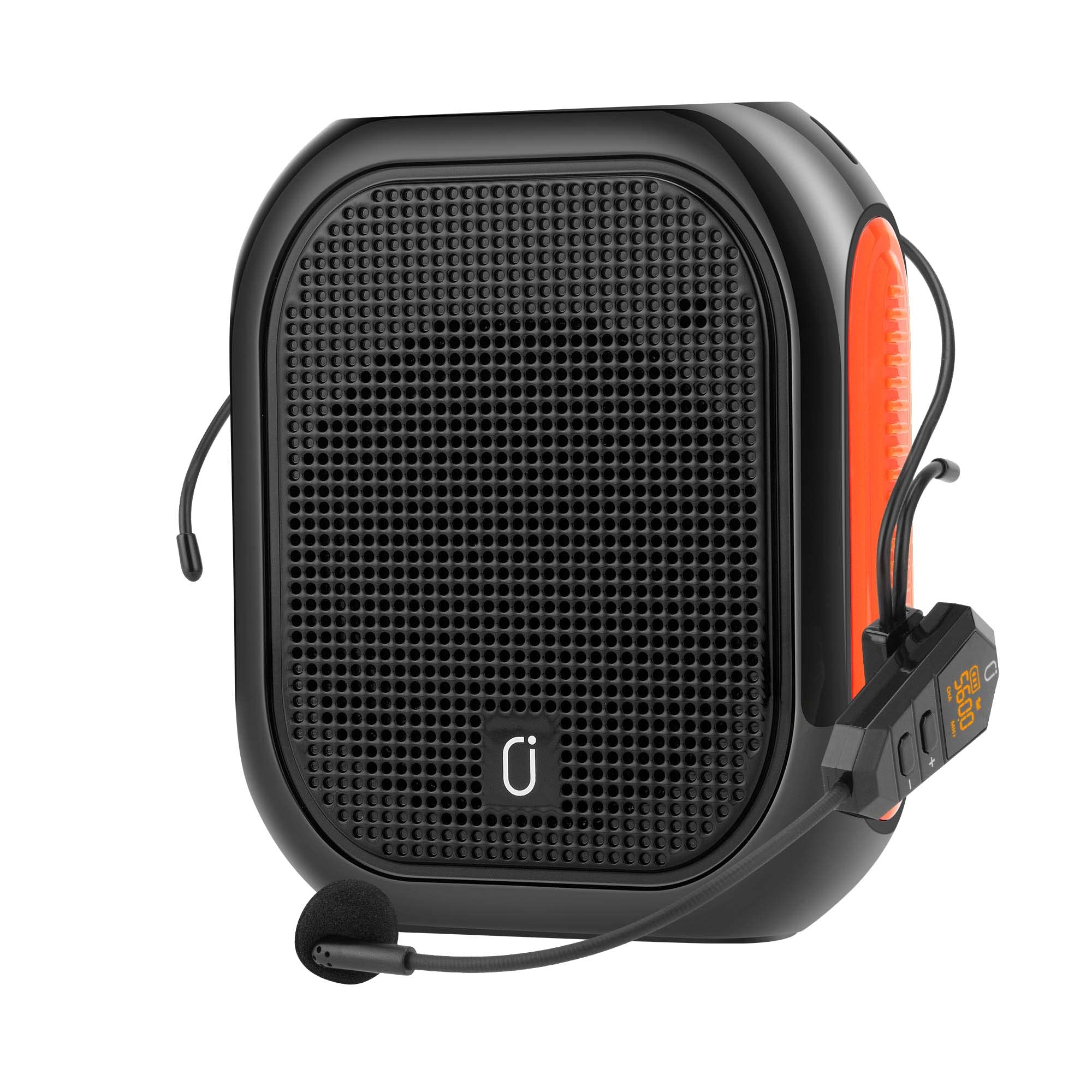 JYX Portable Voice Amplifier for Teacher with Wireless Microphone Headset and waistband,Rechargeable PA System Support MP3,AUX in,REC for Teaching,Meeting,Presentation