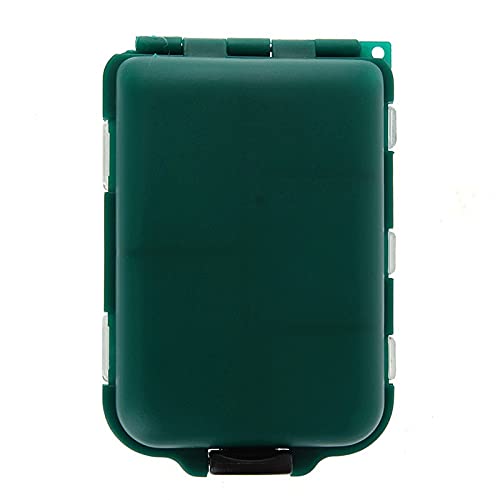 LMMDDP 10 Grid Mini Fish Hook Box Bait Hook Bait Plastic Storage Rack Square Fishing Accessories