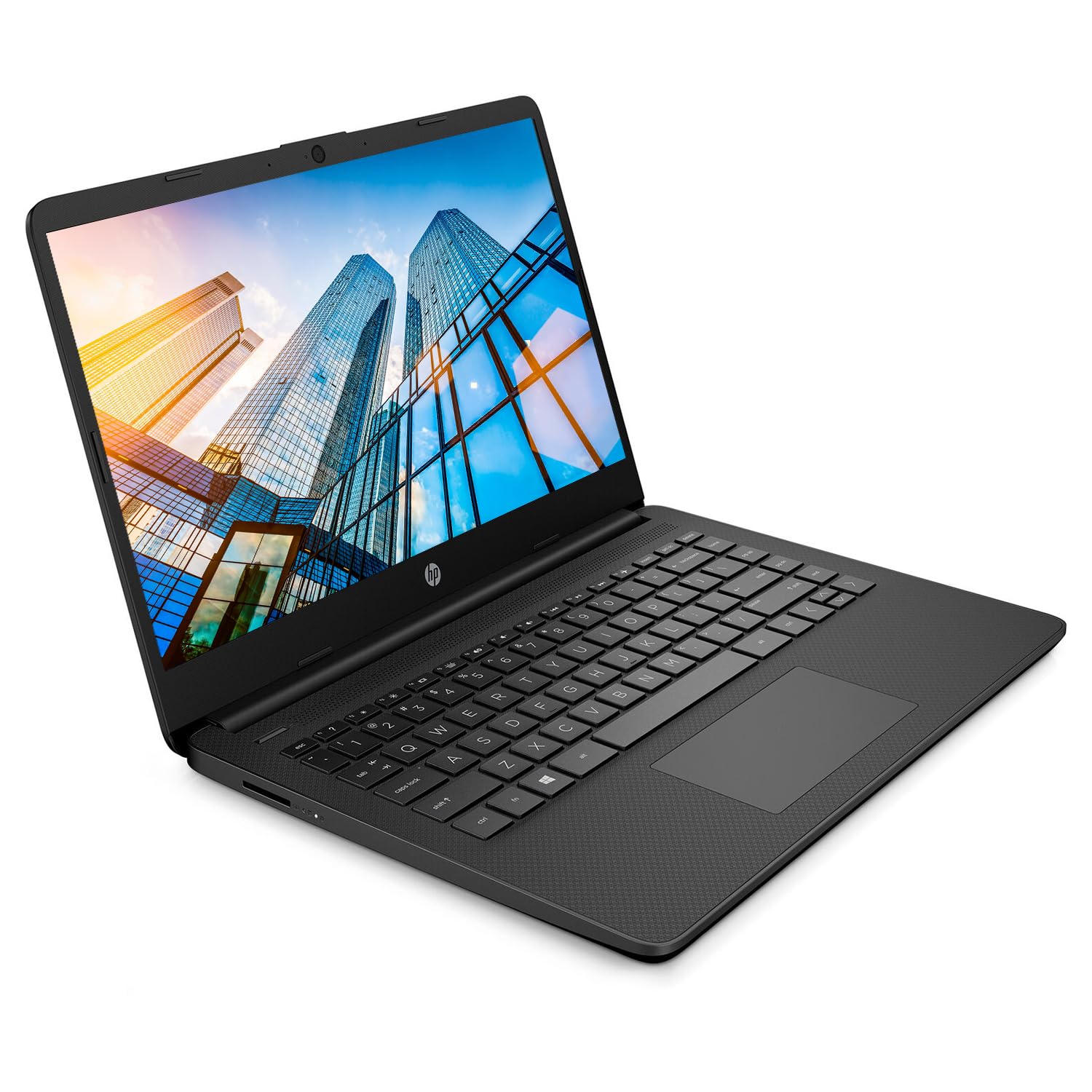 HP Essential Laptop, 14" HD Touchscreen, AMD Ryzen 3 5300U, 16GB RAM, 512GB SSD, Webcam, HDMI, Wi-Fi 5, Windows 11 Home, Black