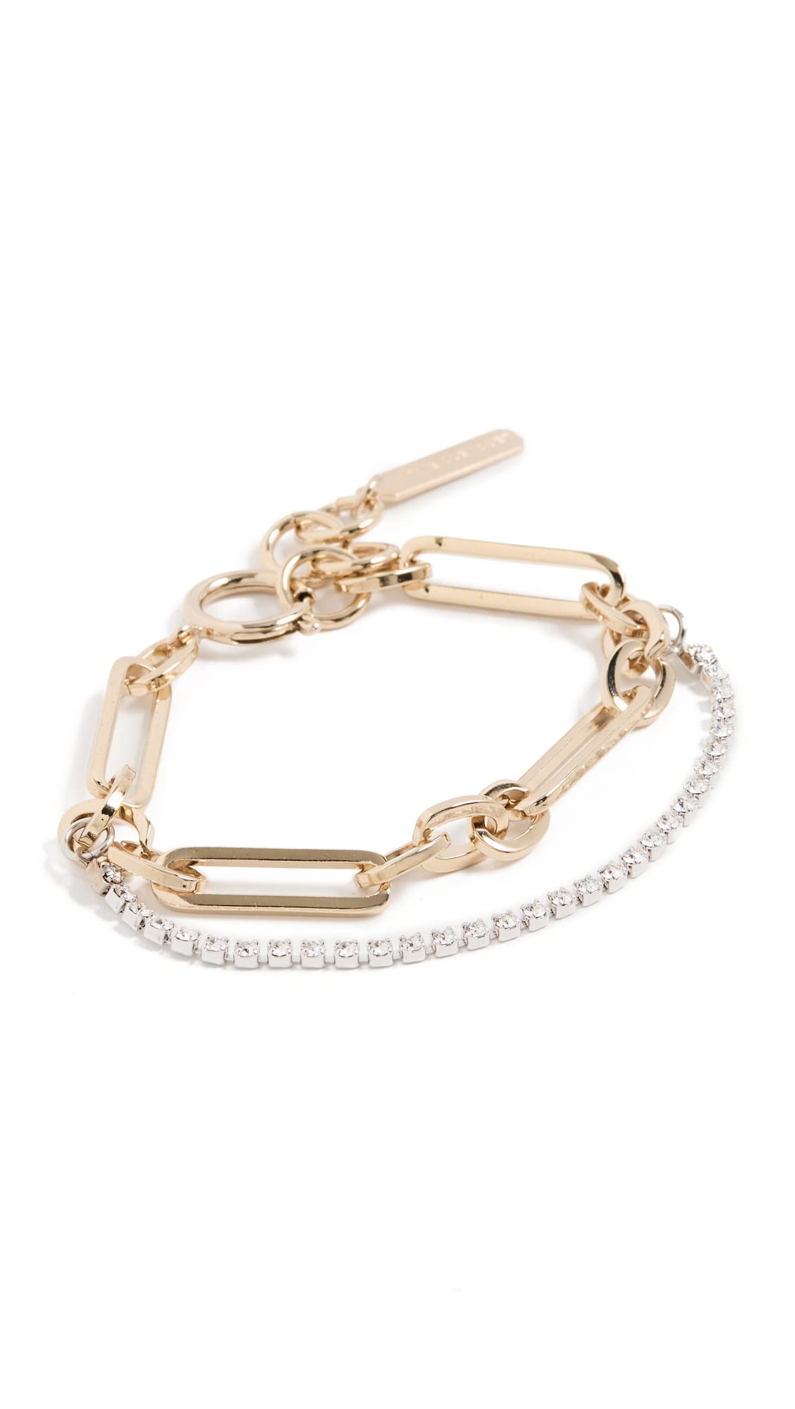 Justine Clenquet Women's Paloma Bracelet, Pale Gold, One Size