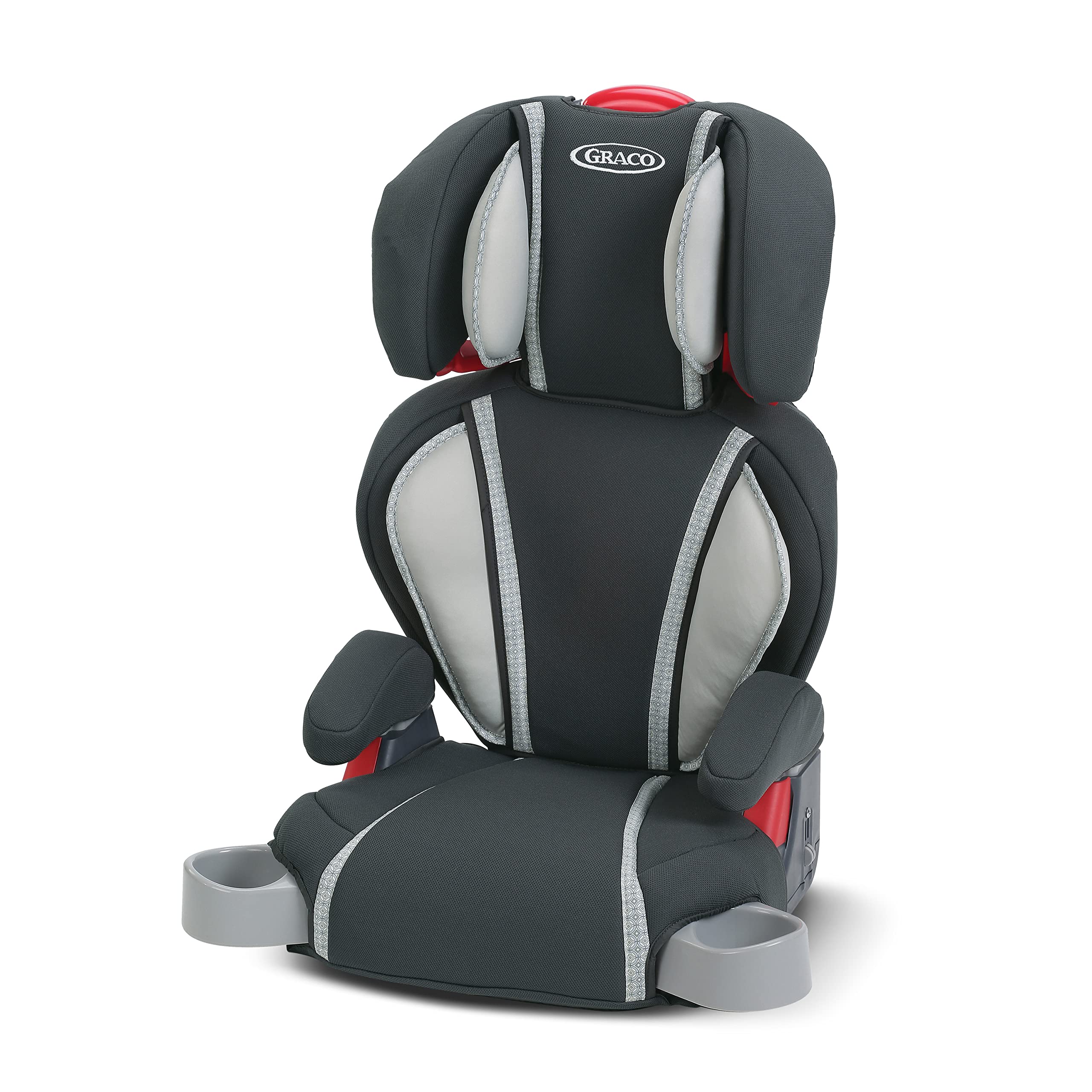 Graco TurboBooster LX Highback Booster Seat with Latch System, Matrix, 10.55 Pound and Graco TurboBooster Highback Booster Seat, Glacier