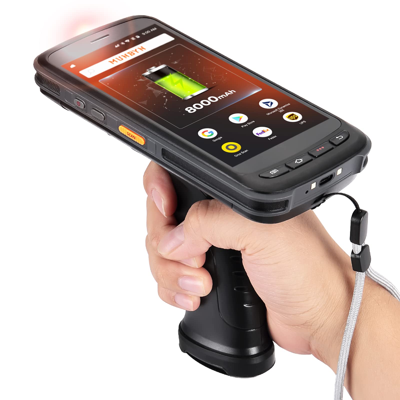 MUNBYN 2023 New Android Scanner and Rugged Android 10.0 for Industrial Use Tablet