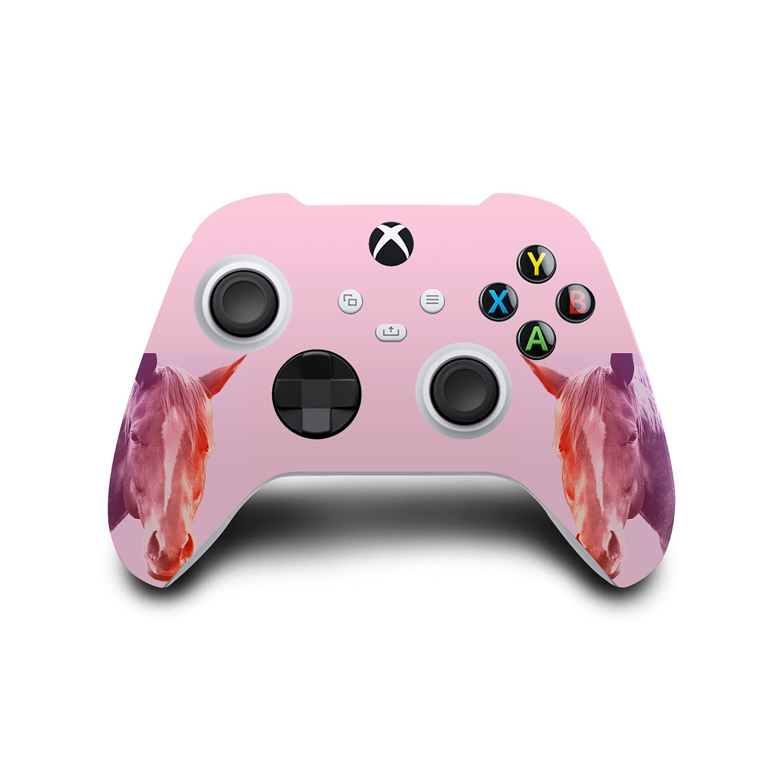 Head Case Designs Officially Licensed Mark Ashkenazi Pastel Horse Art Mix Matte Vinyl Sticker Gaming Skin Case Cover Compatible with Xbox Series S Console and Controller Bundle