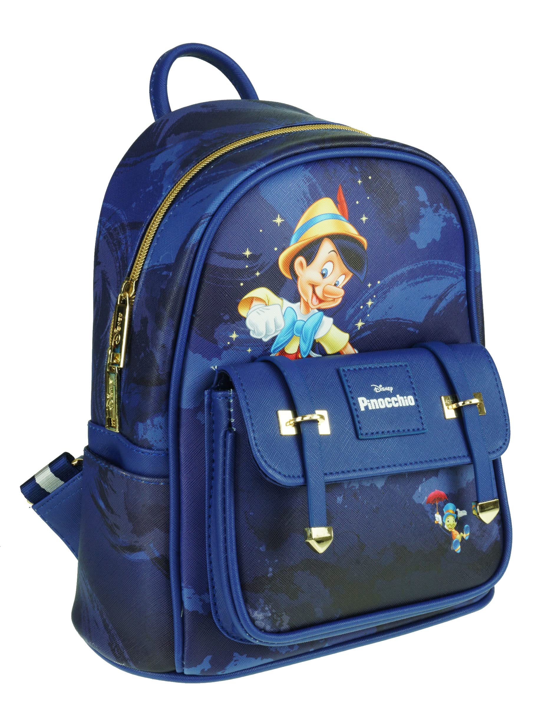 KBNL Pinocchio 11inch Vegan Leather Mini Backpack - A21832,Multicoloured,Medium