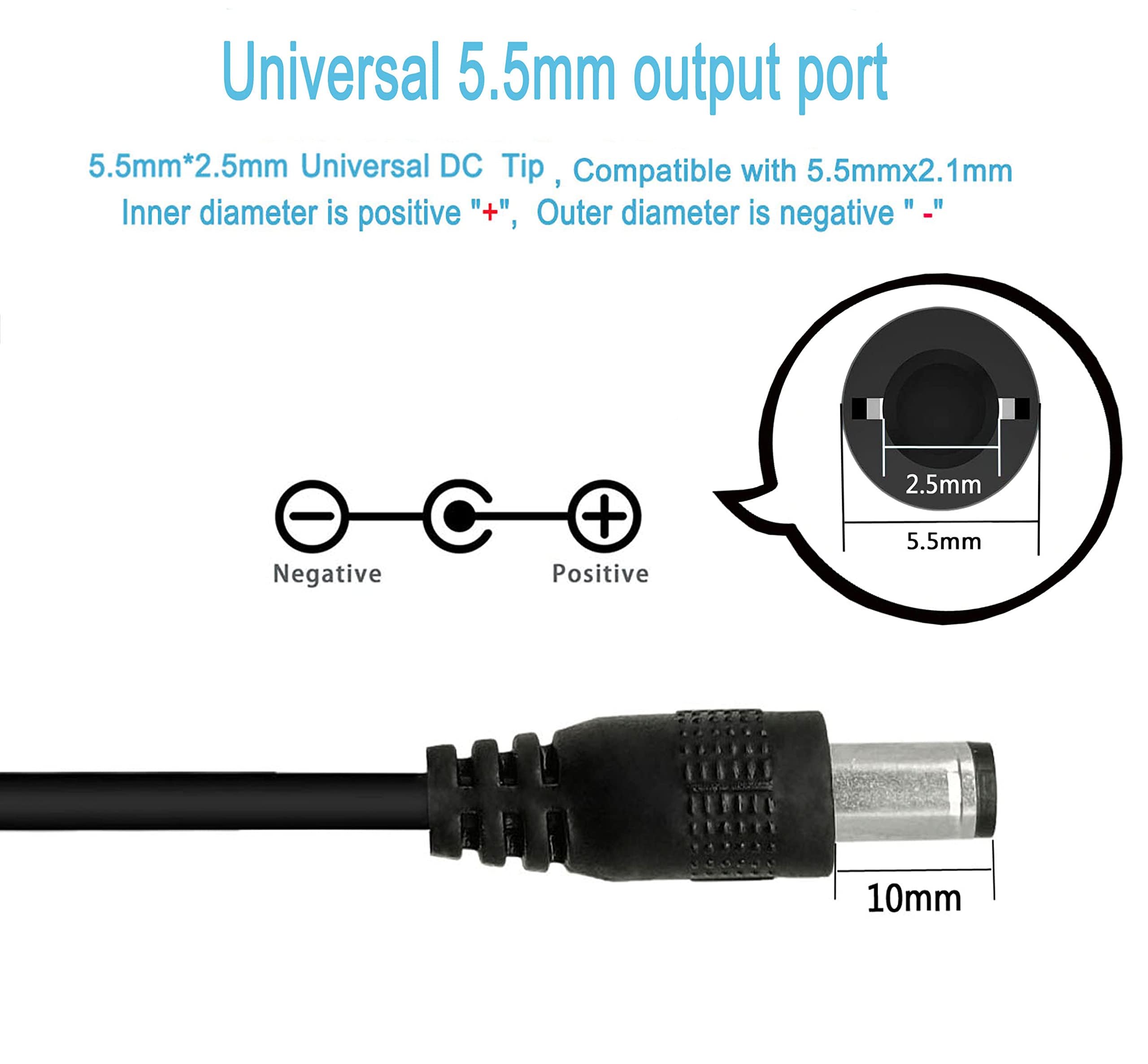 MTYTOT 16.8V 1500mA Power Adapter Supply AC to DC 16.8 Volt 1A 1.5A Power Supply Transformer 5.5mmx2.5mm DC Plug