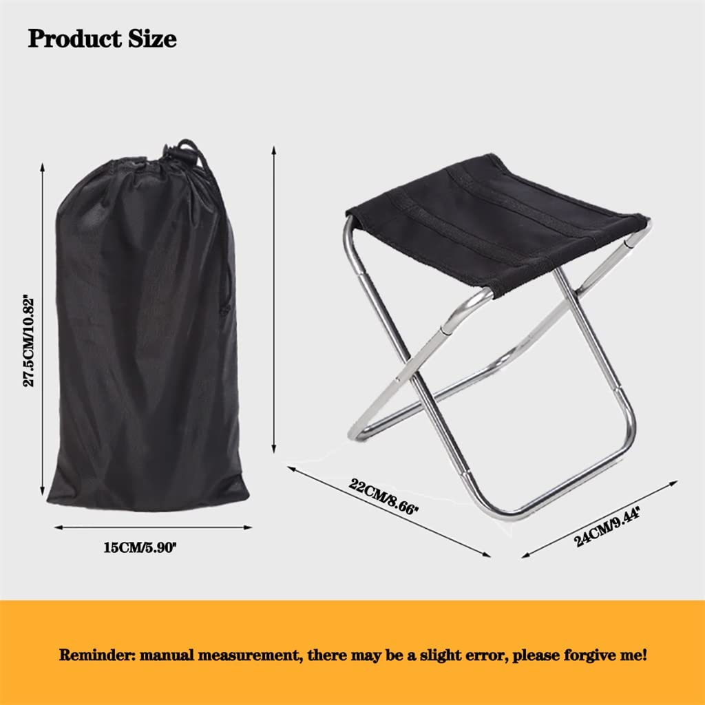 LMMDDP Folding Small Stool Bench Stool Portable Outdoor Mare Light Subway Train Travel Picnic Camping Fishing Chair Foldable