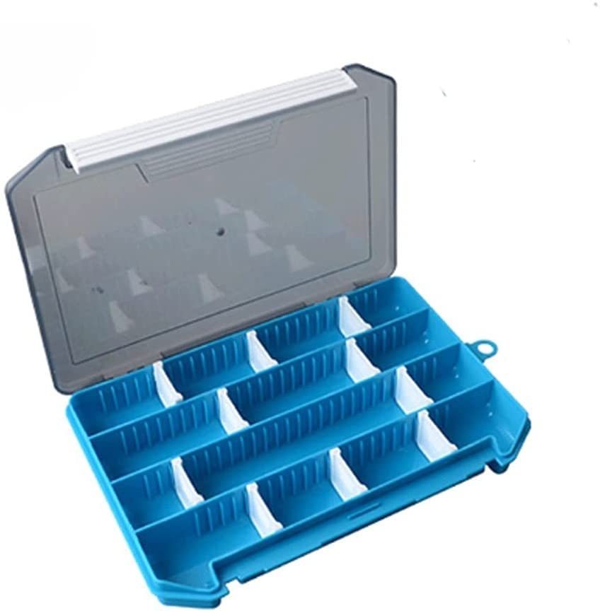 HESHENGYIHUI Fishing Tackle Box Storage Tray with Removable Divider Fishing Bait Hook Accessory Storage Storage Box Convenient, Beautiful and Practical Tackle Box Fishing Plano Bag Boxes Storage
