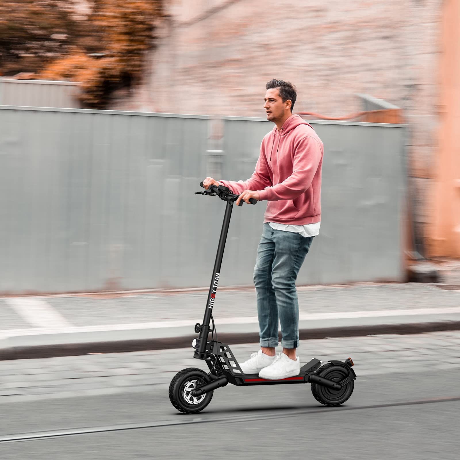 Hiboy Titan Electric Scooter - 800W Motor, 10" Air Tires, 28Miles Range, 25MPH Speed, Foldable & Portable Design