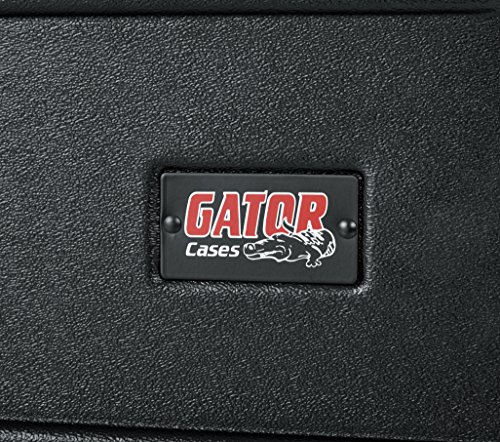Gator Cases Lightweight Molded 6U Rack Case with Heavy Duty Latches; Shallow 14.25" depth, 6U (GR-6S)