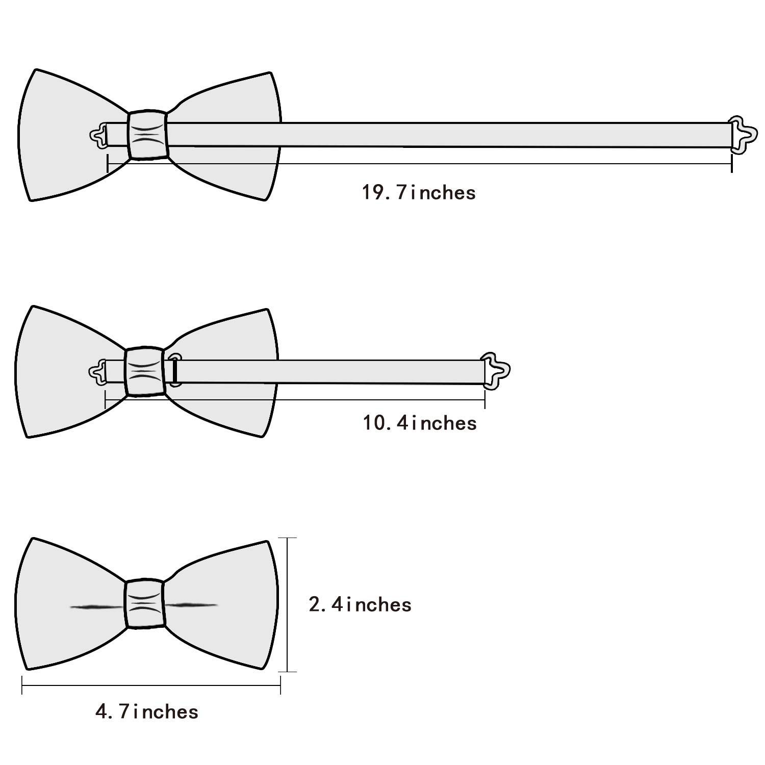 Hi-Tie Pink Paisley Bow Ties For Men Wedding Woven Silk Classic Pretied Bowtie and Pocket Square Cufflinks Set