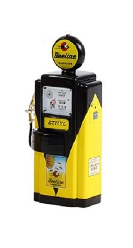 Greenlight 14120-A Vintage Gas Pumps Series 12-1948 Wayne 100-A Gas Pump Beeline Gasoline 1:18 Scale