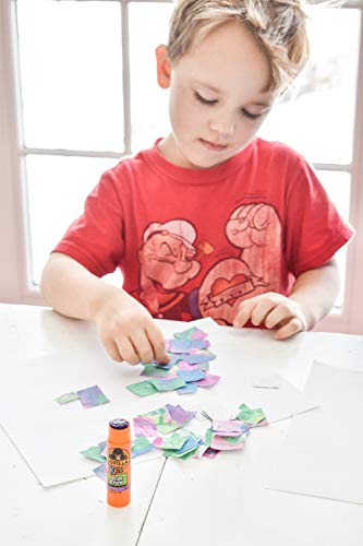 Gorilla Kids Disappearing Purple Glue Sticks, Six 6 Gram Sticks, (Pack of 6)