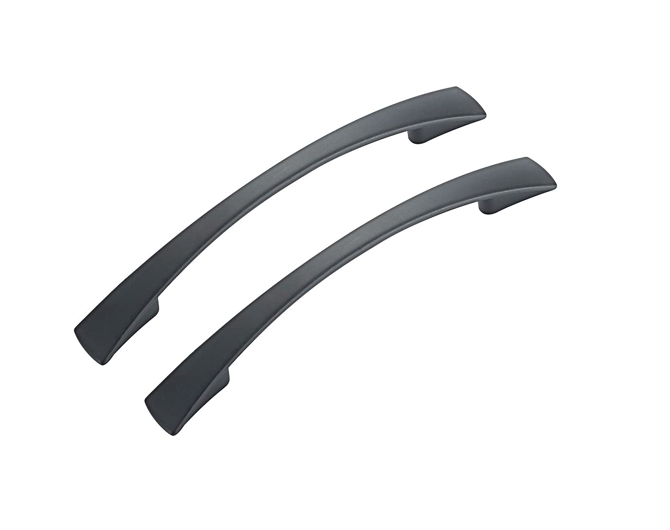 HandleMax 5" (96mmCC) Flat Black Kitchen Hardware Cabinet Handle Dresser knob Drawer Pull, 96mm (3 3/4") Hole Centers, 04FB96, 25 Pack