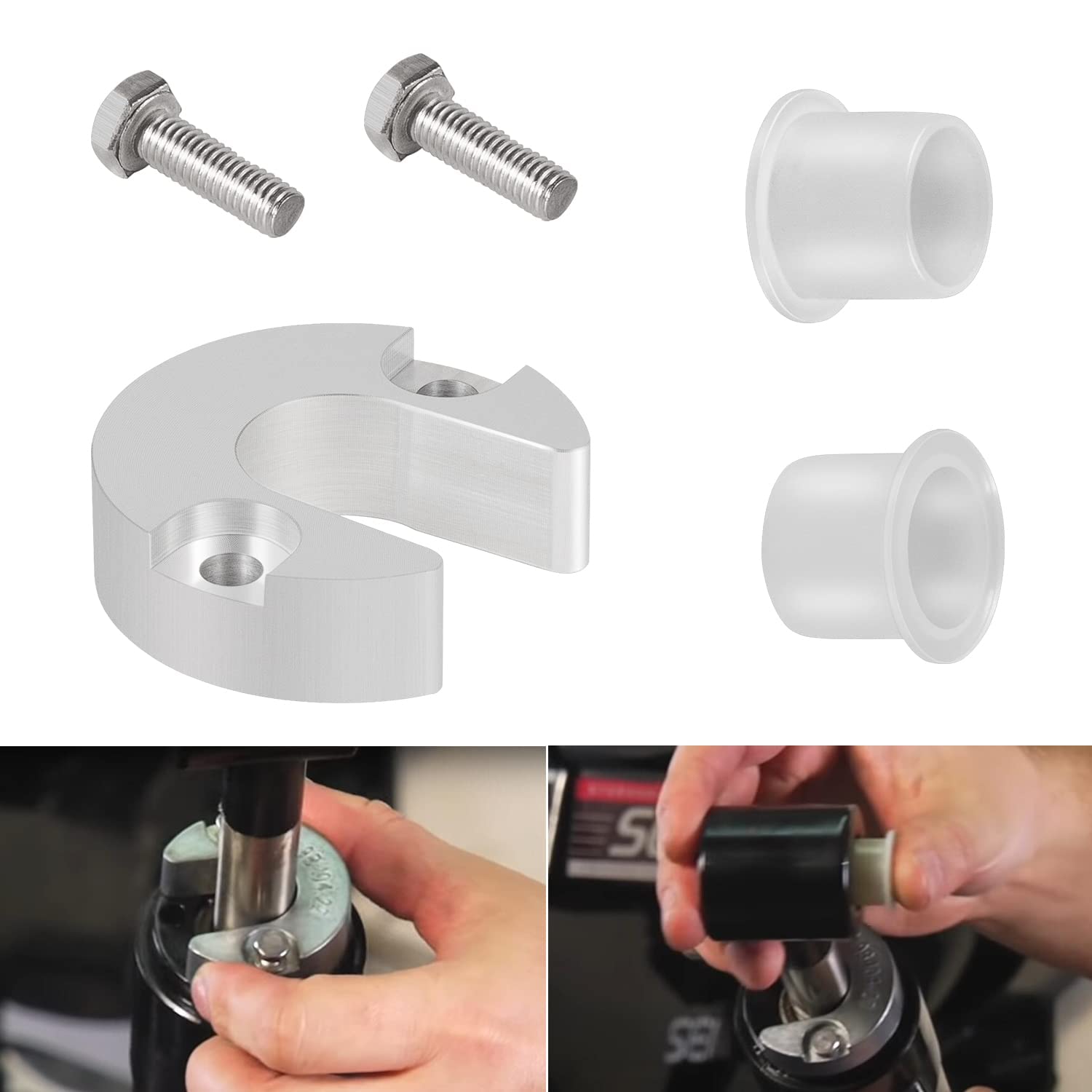 Hihitomorrow Trim Cylinder Pin Cap Bushing Hardware Kit 9B-116B for MerCruiser Alpha 1 Gen 2 for Alpha I Gen II Replace for SEI 9B-116