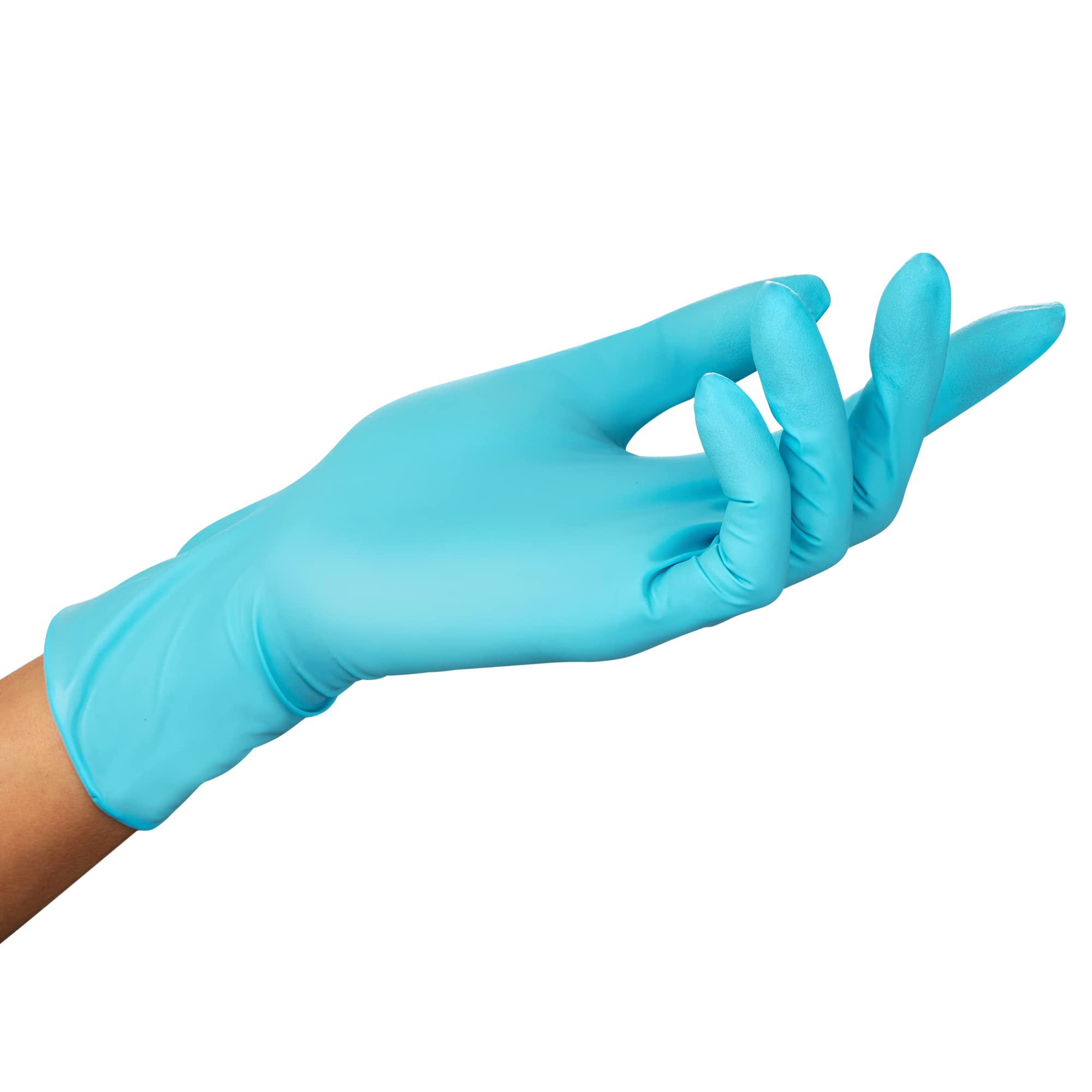HALYARD Blue Nitrile Exam Gloves, Powder-Free, Non-Sterile, 5.9 mil, 9.5", Blue, Medium, 53102 (Case of 1000)