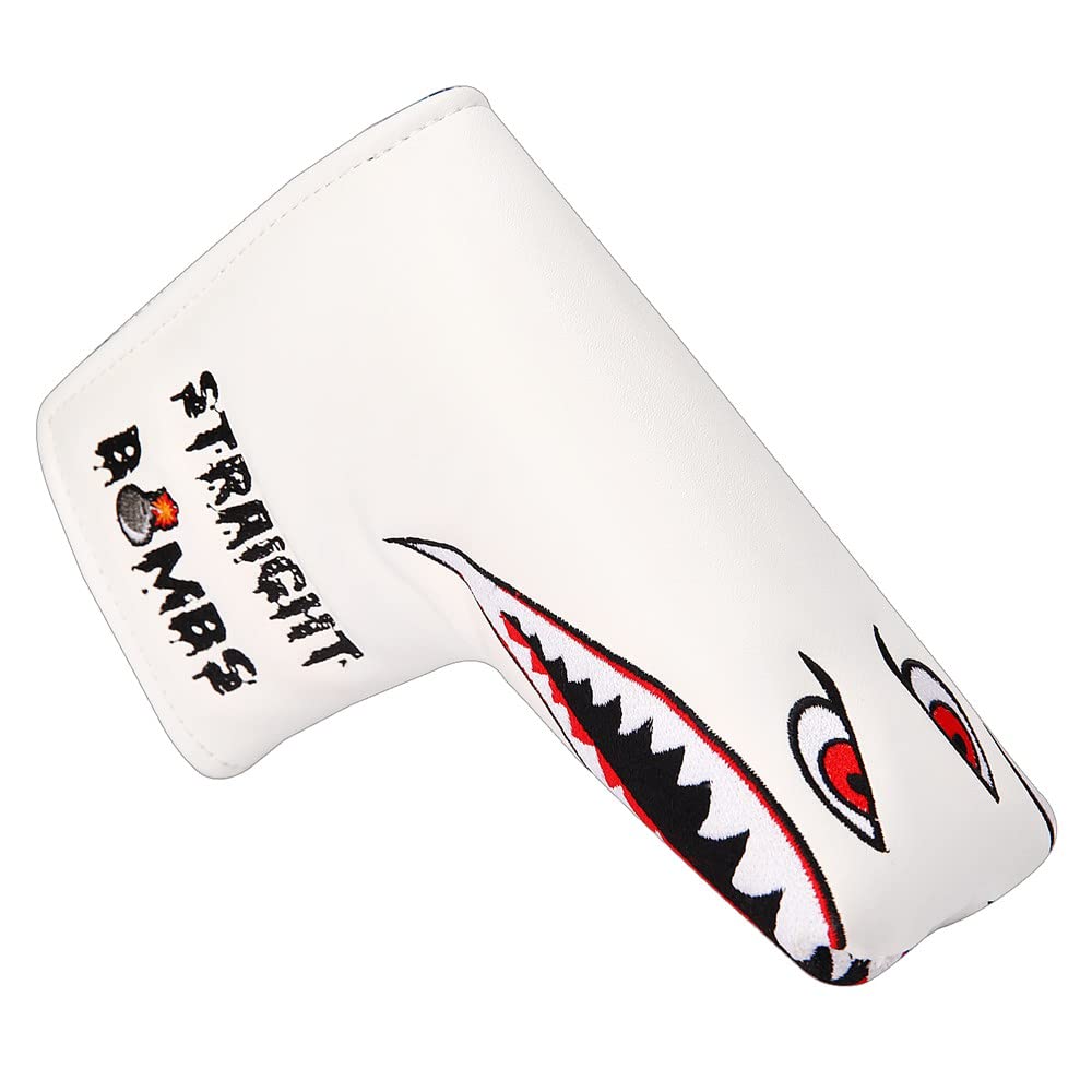 Golf USA Embroidery Blue Golf Blade Putter Headcover