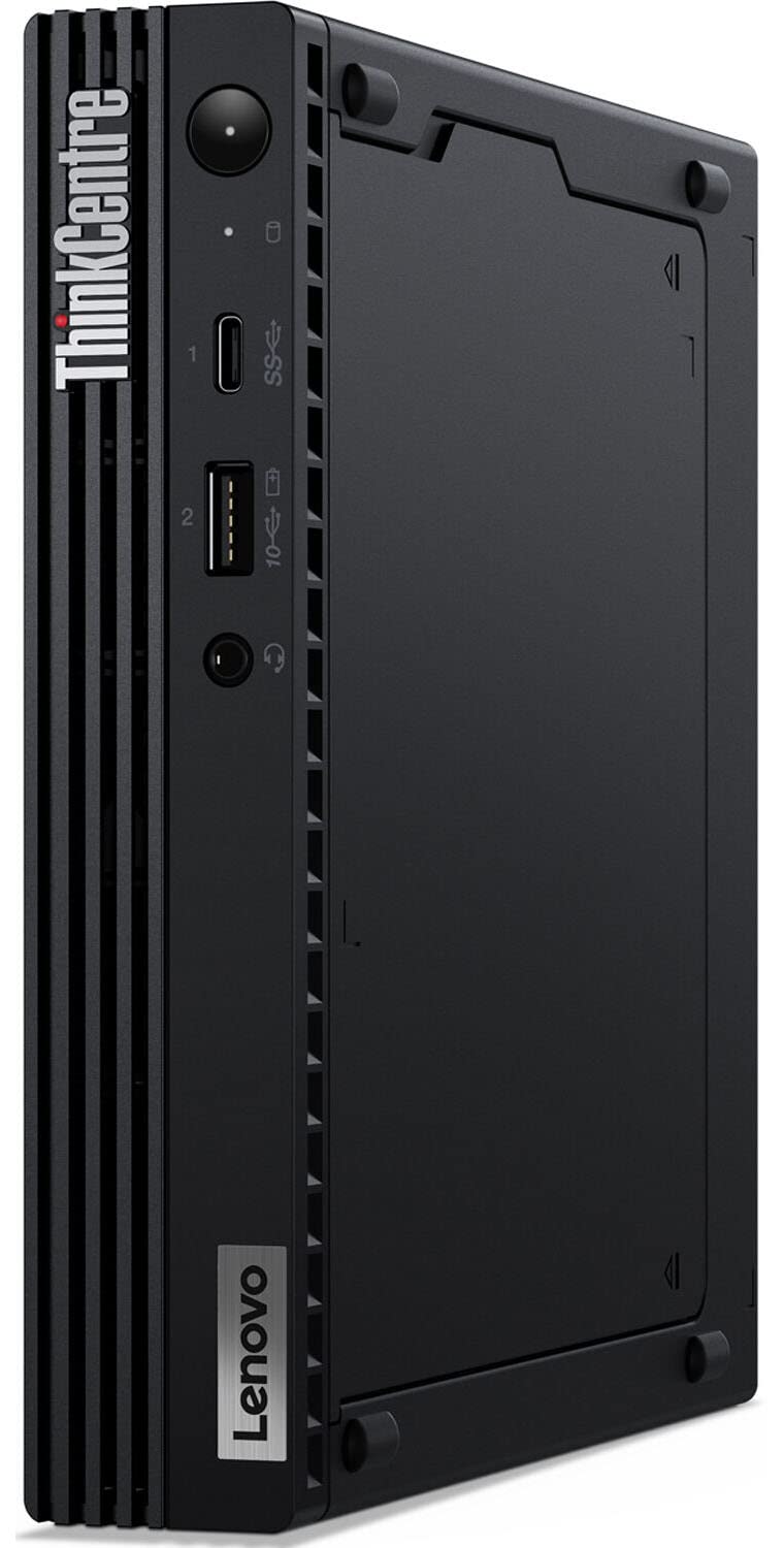 LENOVO ThinkCentre M75q Gen 2 Business Mini Desktop Black (AMD Ryzen 5 PRO 5650GE 6-Core, 64GB RAM, 1TB PCIe SSD, AMD Radeon, AC WiFi, BT 5.1, HDMI, USB 3.2, Win10P) w/Hub