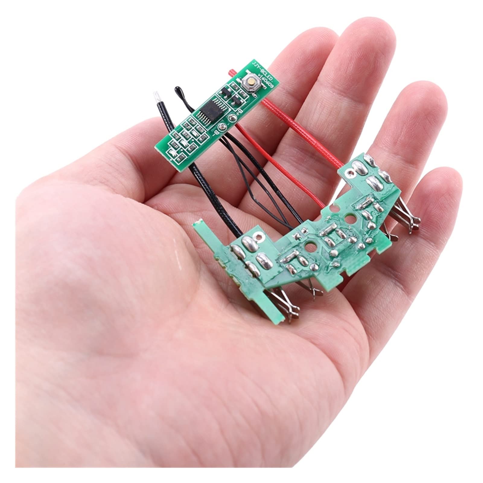 JUSTJUNMIN BAT610 18V Lithium-Ion Battery PCB Charging Protection Circuit Board for Boschs 18V Li-Ion Battery Tool Parts (Color : Green)