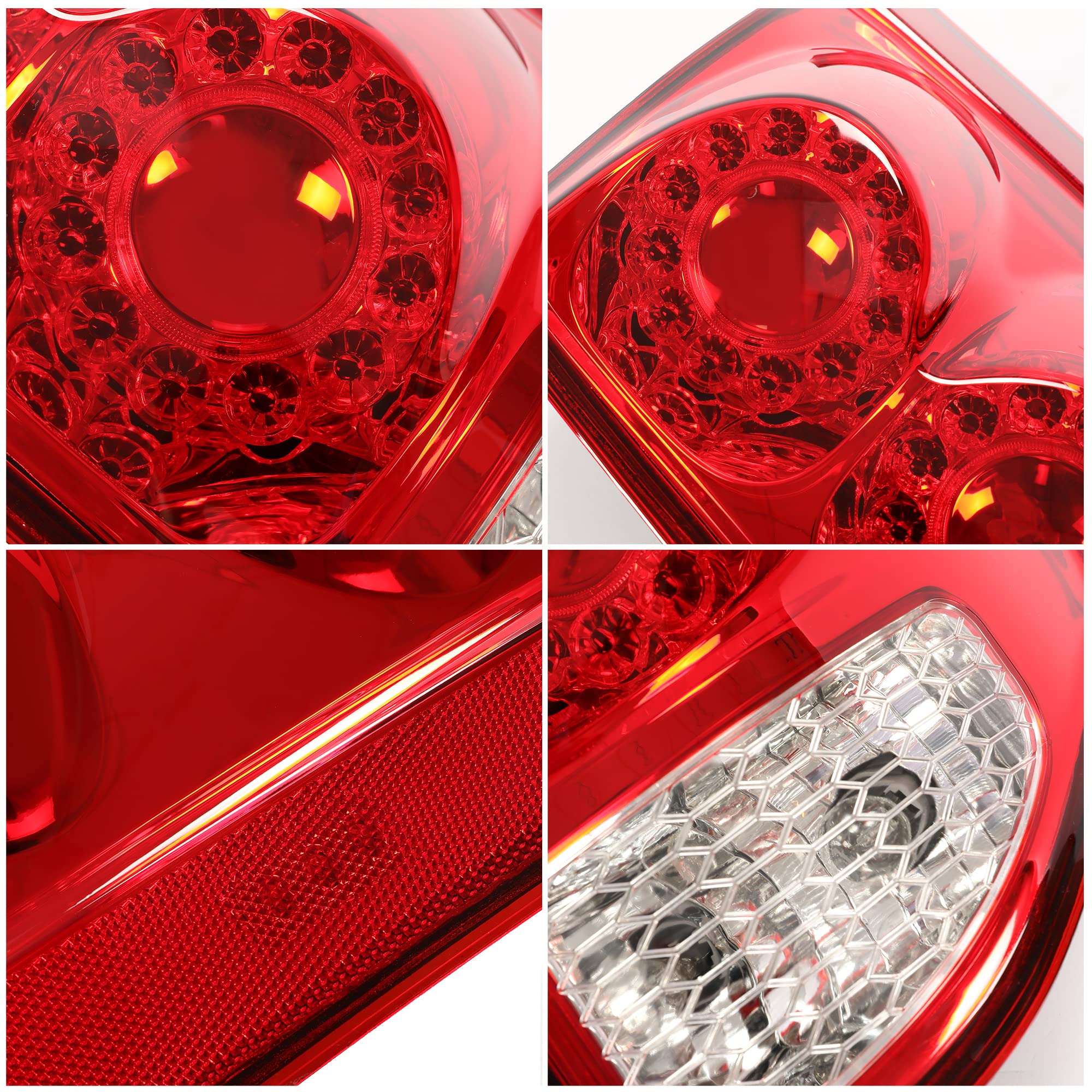 HECASA Right Tail Light Compatible with 2011-2020 Dodge Grand Caravan & Ram C/V Replacement for 5182534AE CH2801199 Rear Brake Lamp Taillight Tail Lamp Passenger Side