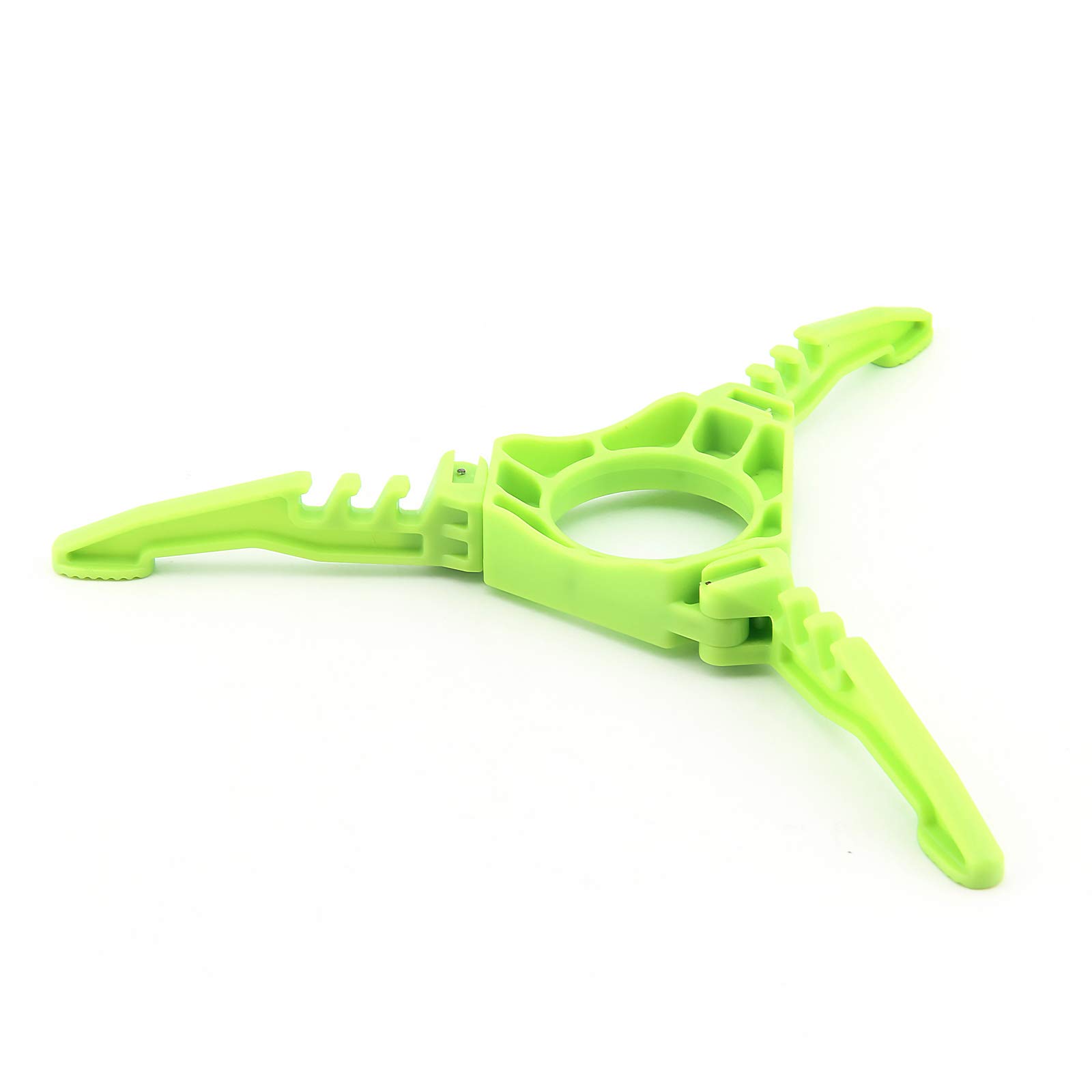 HIRAY Canister Stand Fuel Can Stabilizer Gas Tank Bracket Stove Standard Bottle Shelf Stand Tripod Folding Canister Stand (Green)
